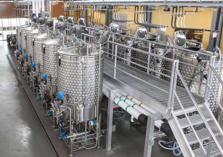 Winery Sanitary Process Systems Design-Build Contractor | Wine Makers