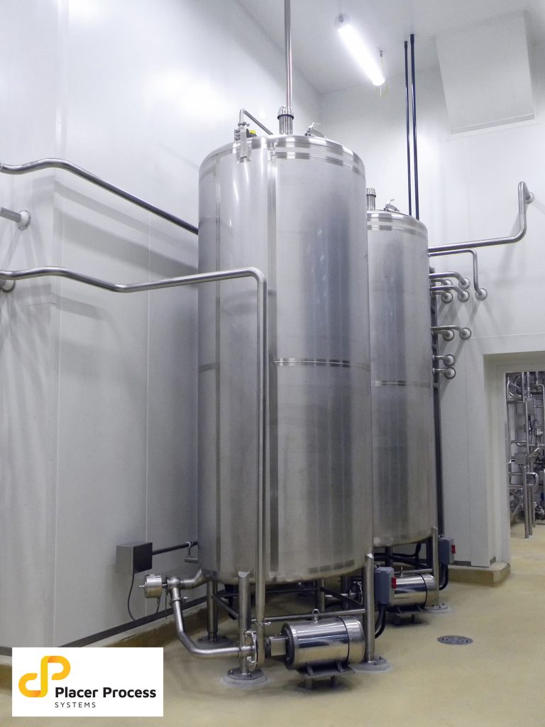 Sanitary process install 002 - Placer Process Systems