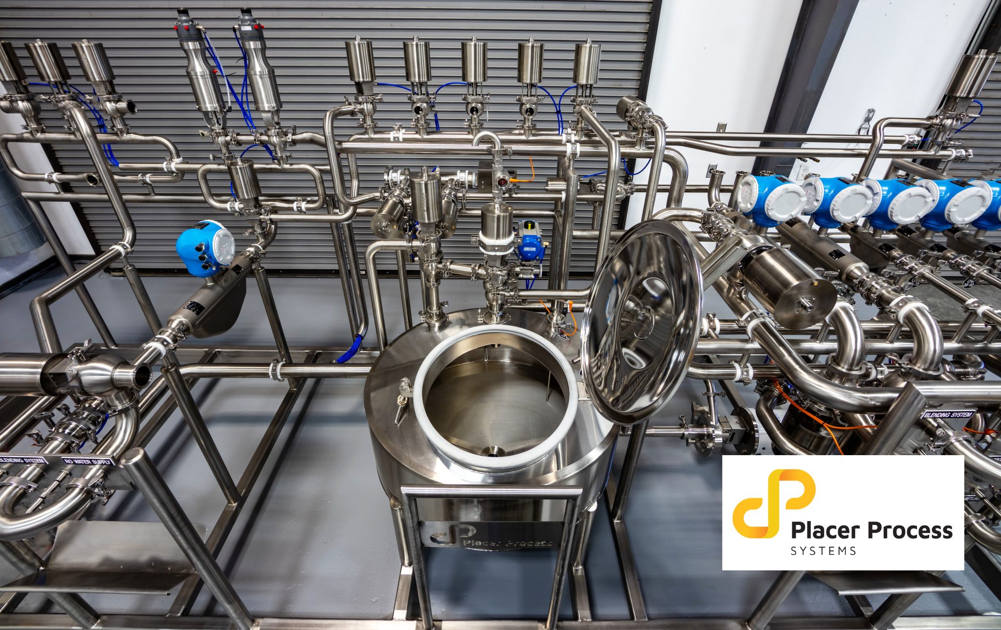 Placer Process Sanitary Blending System - Placer Process Systems